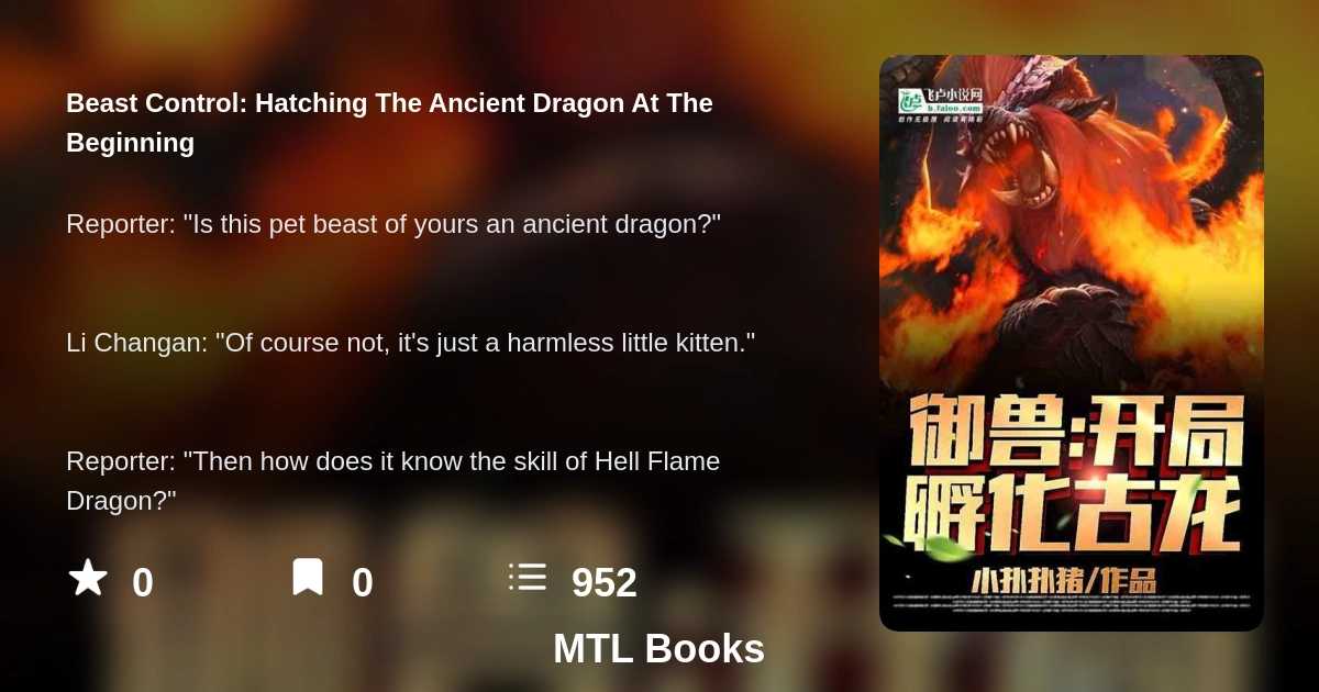 Beast Control: Hatching The Ancient Dragon At The Beginning | MTL Books