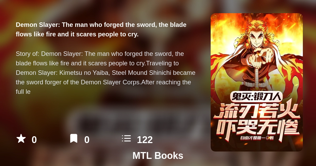 Demon Slayer: The man who forged the sword, the blade flows like fire ...