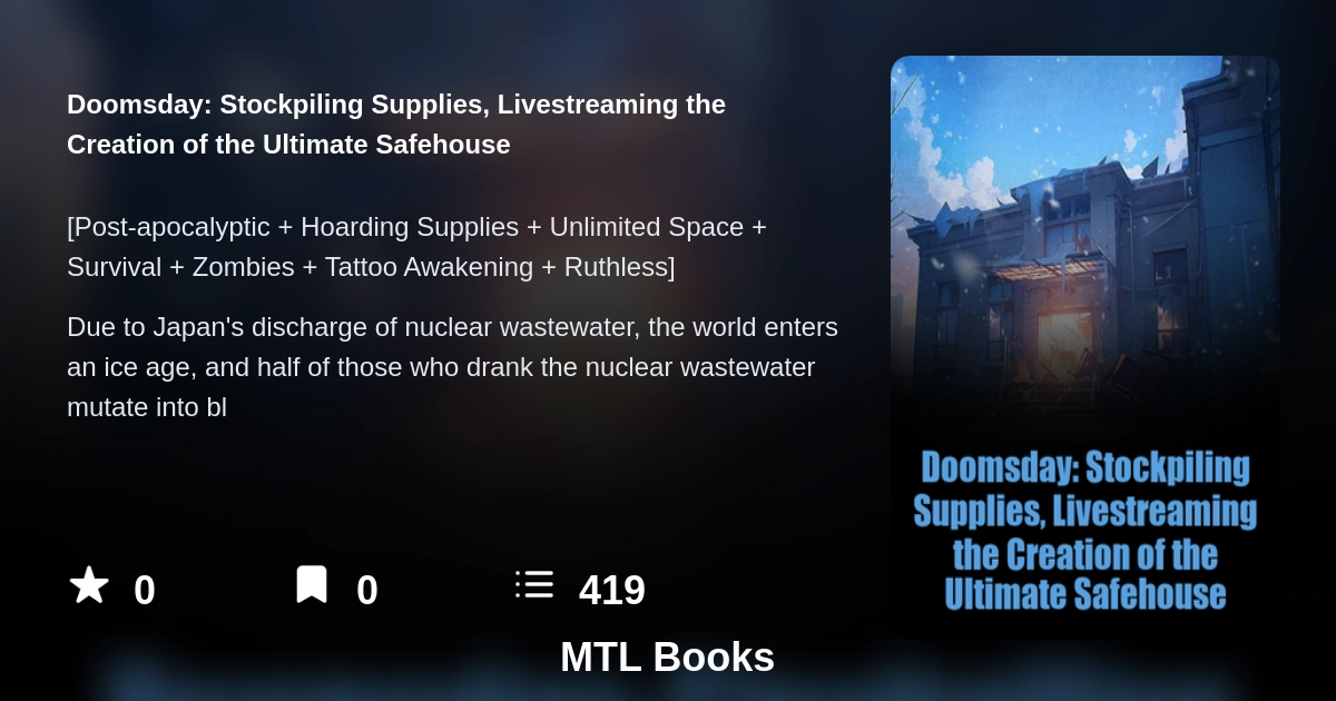 Doomsday: Stockpiling Supplies, Livestreaming the Creation of the ...