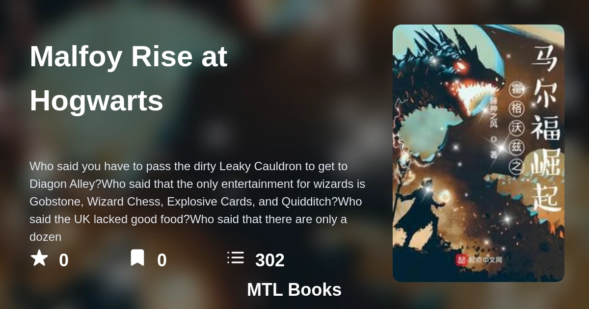 Malfoy Rise at Hogwarts | MTL Books