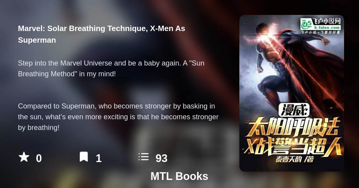 Marvel: Solar Breathing Technique, X-Men As Superman | MTL Books