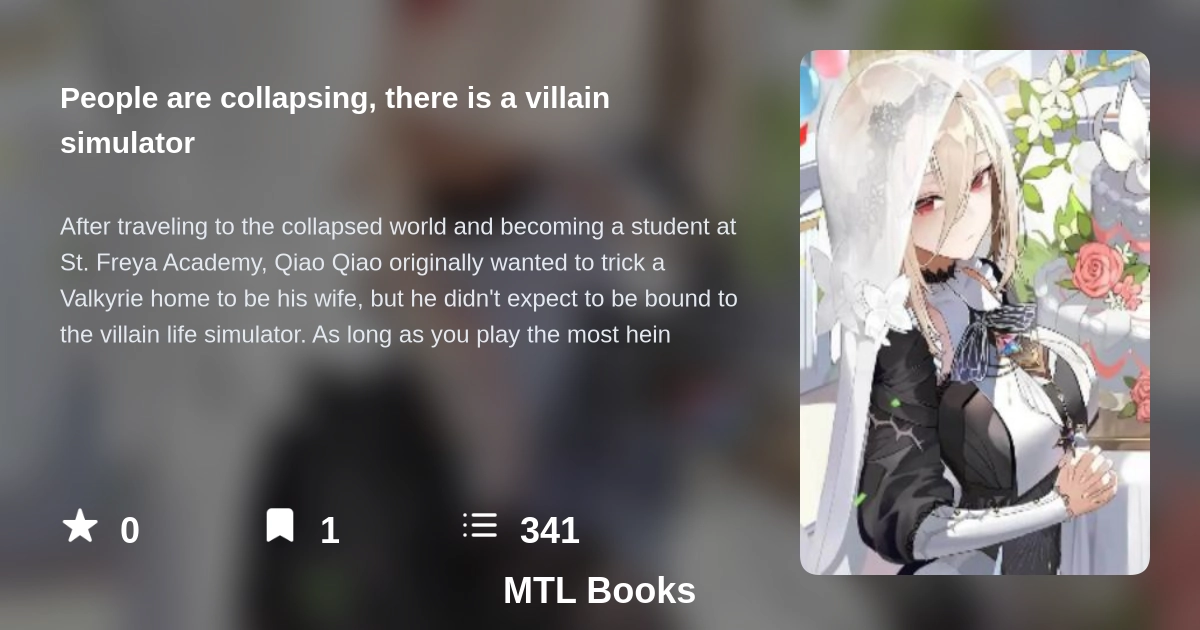 People are collapsing, there is a villain simulator | MTL Books