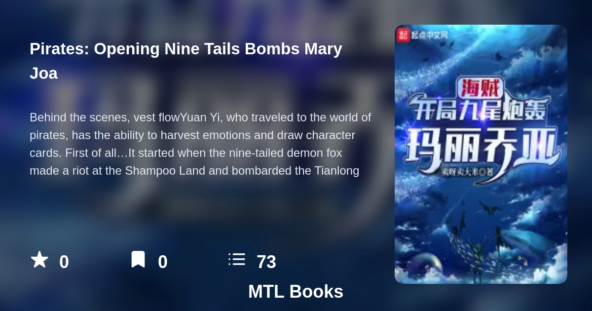 Pirates Opening Nine Tails Bombs Mary Joa | MTL Books