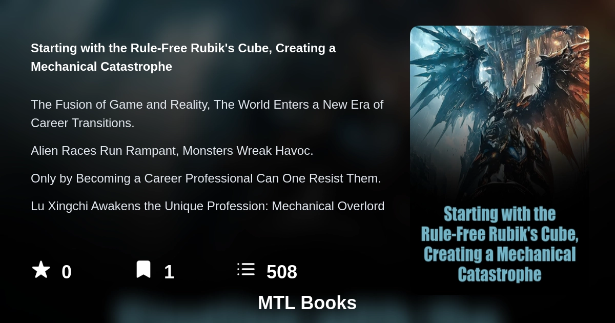 Starting with the Rule-Free Rubik's Cube, Creating a Mechanical Catastrophe | MTL Books