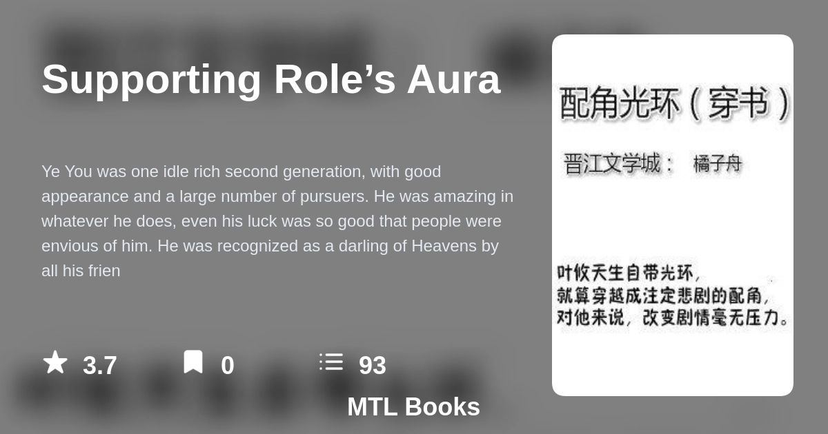 Supporting Role S Aura | MTL Books