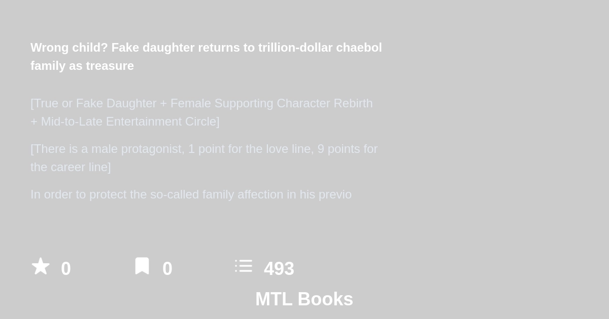 Wrong child? Fake daughter returns to trillion-dollar chaebol family as ...